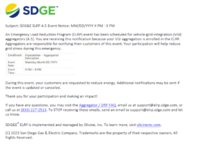 Aggregator / DRP FAQ | San Diego Electric and Gas ELRP